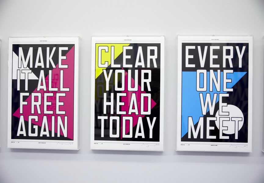 Artist Research – Anthony Burrill – Lily Muir's Fine Art Blog