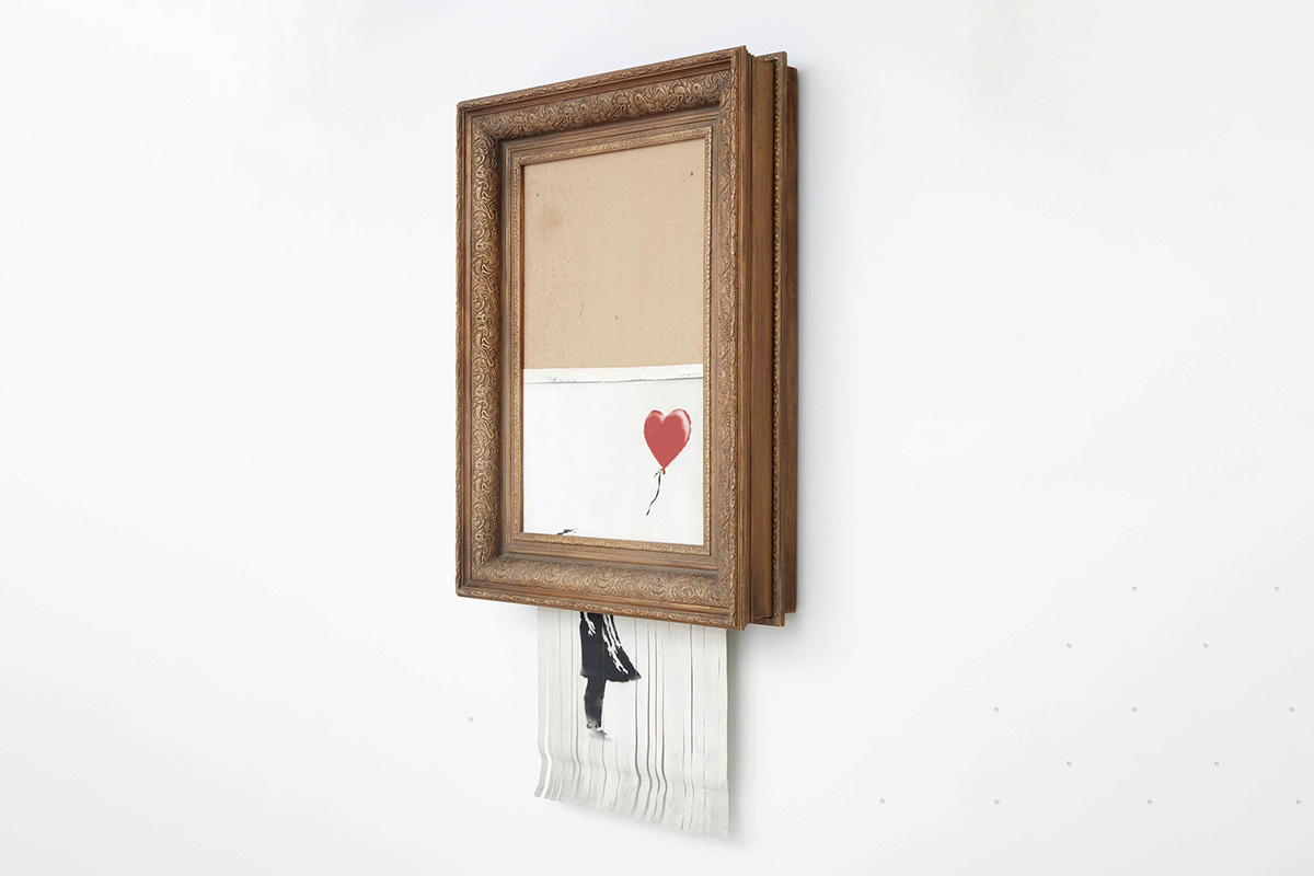 Banksy’s Shredded Painting On View in a Germany Exhibition | Widewalls