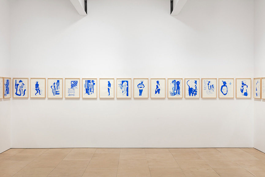 Intimacy and Vulnerability in Cobalt Blue – Lisa Brice at Stephen ...