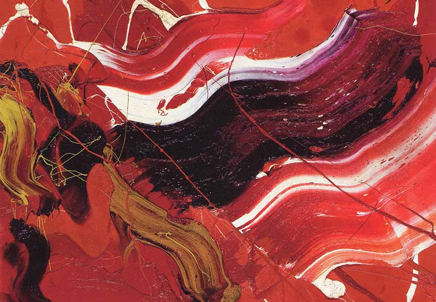 Kazuo Shiraga at Mnuchin Gallery | Widewalls