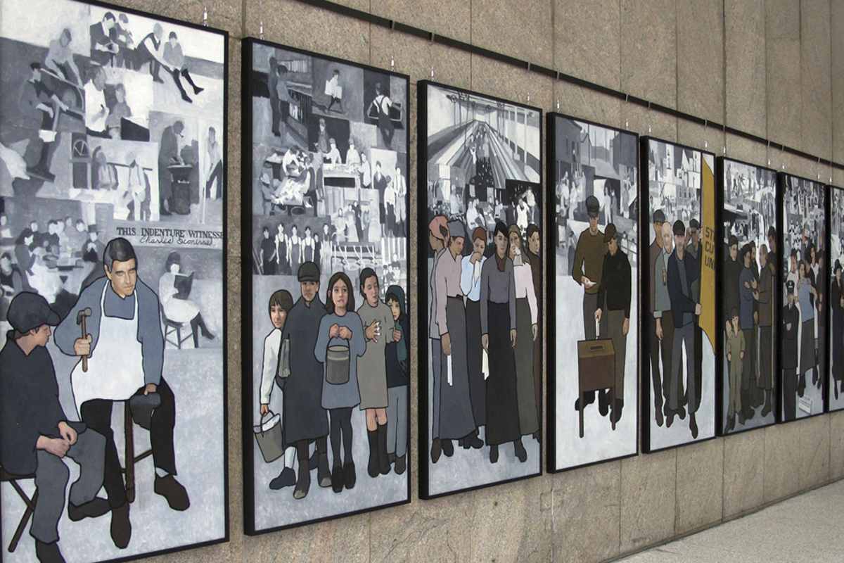 Maine Labour History Mural | WideWalls