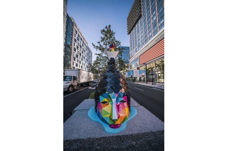 How Okuda San Miguel Created his Largest Public Art Project in Boston ...